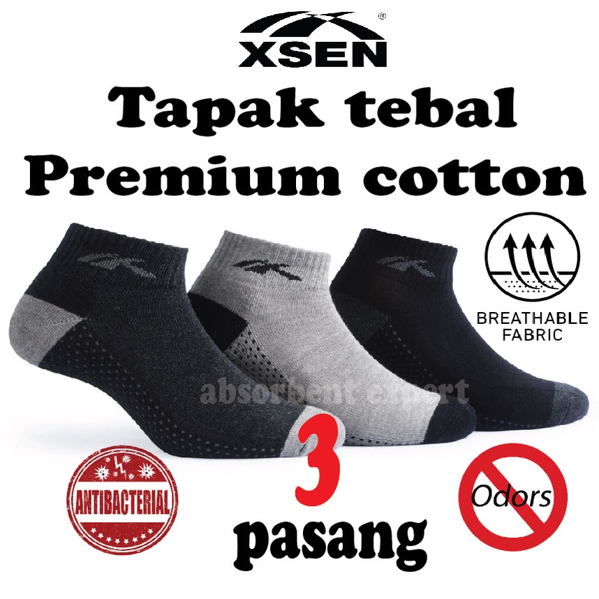 XSEN BRAND Stoking Tebal Lelaki Stoking Kerja Lelaki Wanita Sarung Kaki ...
