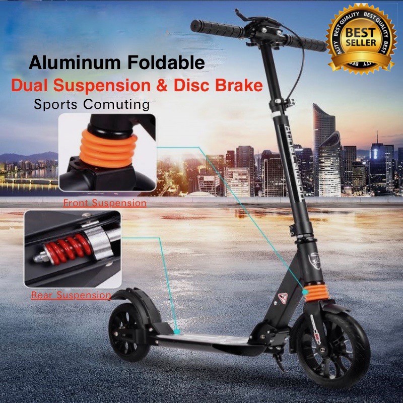 MHC Scooter Plow Hand Brake Big Disc System With Kids To Play. Aluminum ...