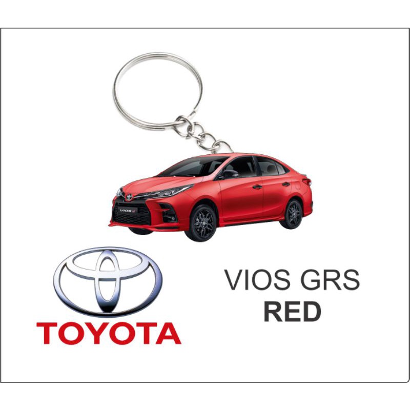 toyota vios GRS red keychain 2d | Shopee Malaysia