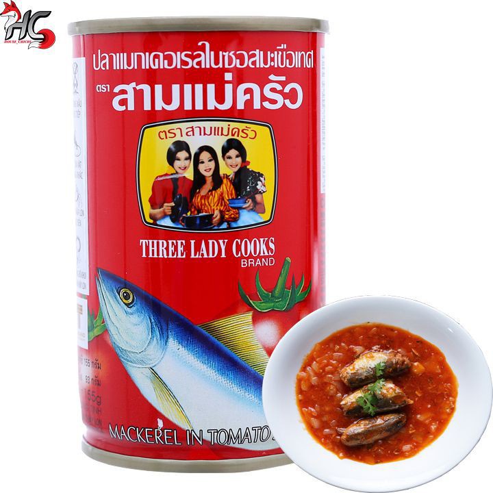 [ HALAL ] Ca Hop 3 Co Gai - Dam Da Hon - Mackerel With Tomato Sauce ...