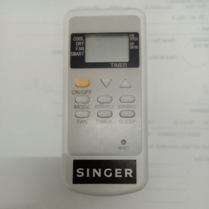 Portable aircon remote SINGER ac2122 | Shopee Malaysia