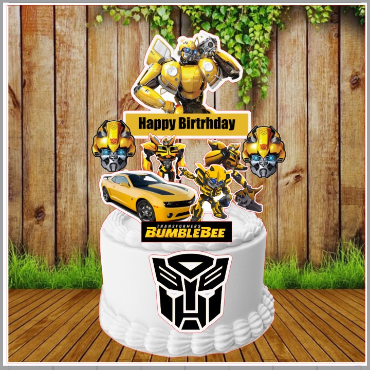 Bumblebee Tranformers Cake Topper 003 | Shopee Malaysia
