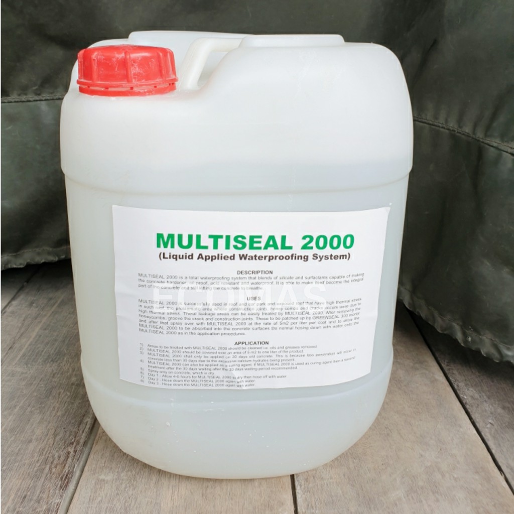 GREENSEAL MULTISEAL 2000 (20L) LIQUID APPLIED INTEGRAL CONCRETE ...