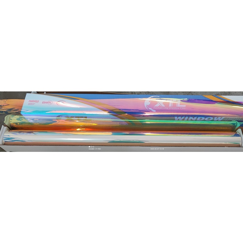 ×NO COD TQ× Rainbow Blue Tinted Window Film/Tinted Rumah/Tinted Pejabat ...