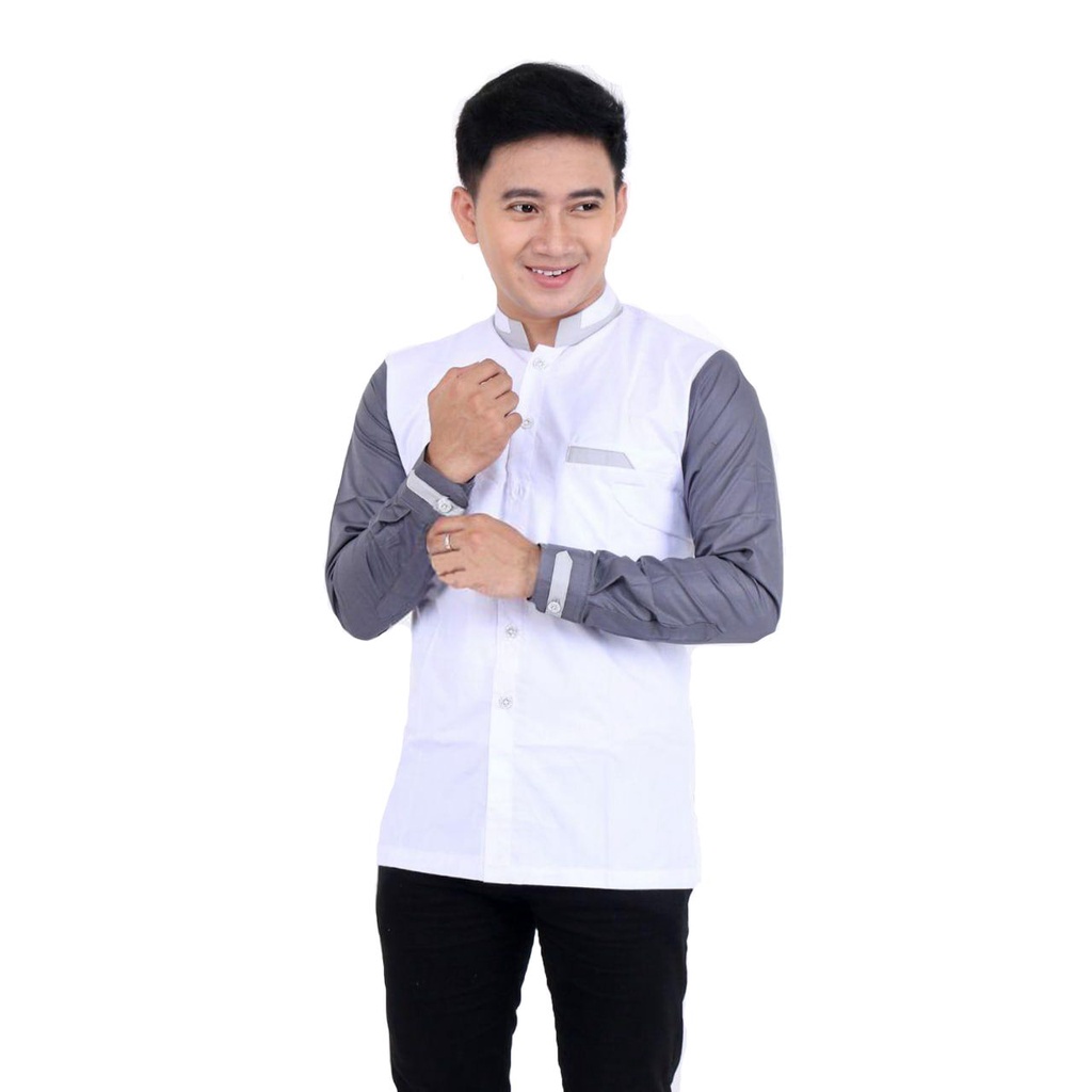 HITAM KEMEJA PUTIH Slim fit men's plain white shirt | Adult men's plain ...