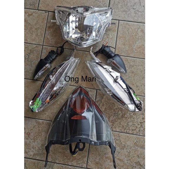 LC135 Lcv4 Lc v4 v5 v6 v7 lampu Depan besar signal Depan belakang lampu head lamp signel front ...