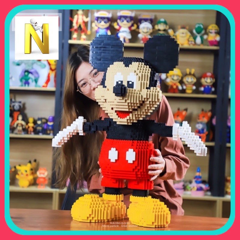 Lego Nanosize jumbo-Balody 16004 Disney Mickey Mouse 2500pcs | Shopee ...