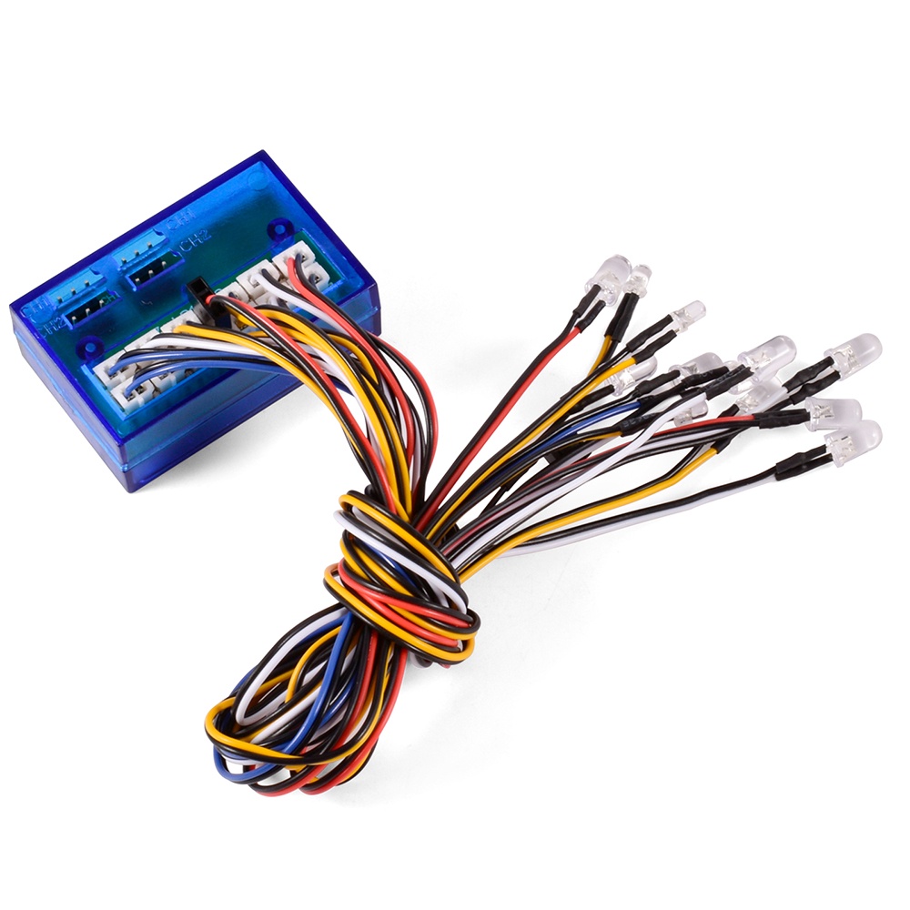 AUSTAR 12 LED RC Lights Kit for 1/10 1/8 RC Car HSP Traxxas TAMIYA CC01 ...