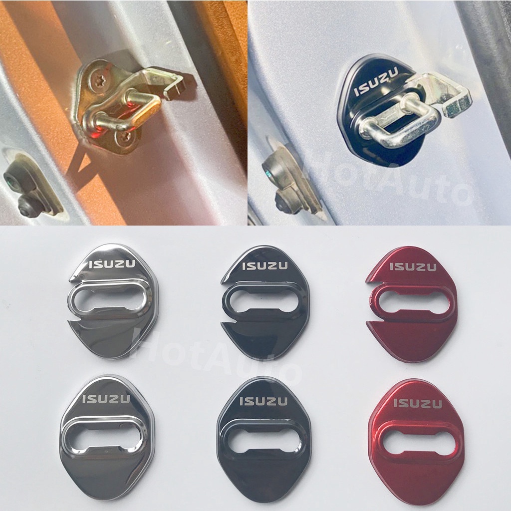 ISUZU D-Max MU-X Dmax Mux Stainless Steel Car Door Lock Cover (4pcs/set ...