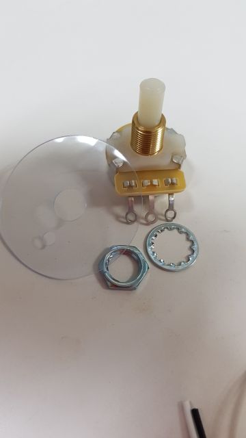 Potentiometer Variable Resistor 5k Made in USA fastener fitting, wire ...