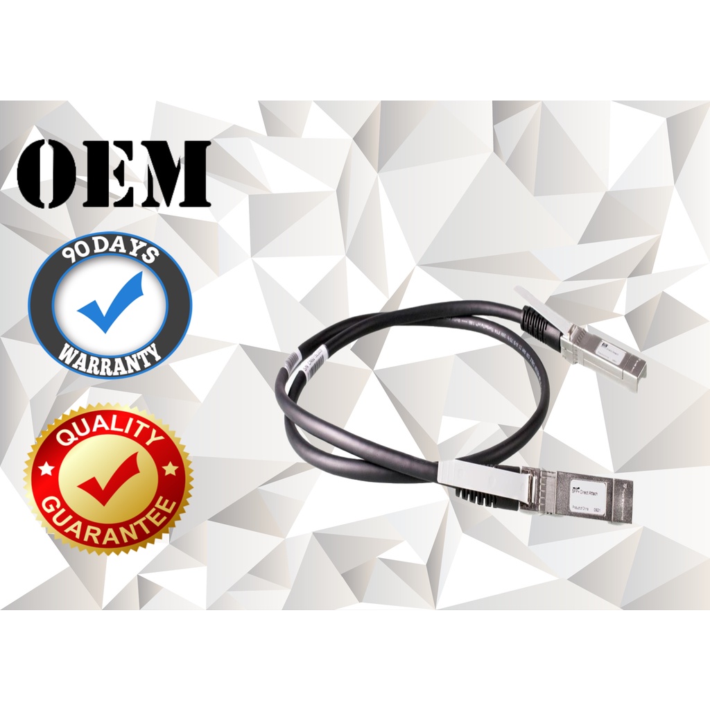 COMPATIBLE HPE 10G SFP+ to SFP+ 1.2m Direct Attach Copper Cable (JD096C ...