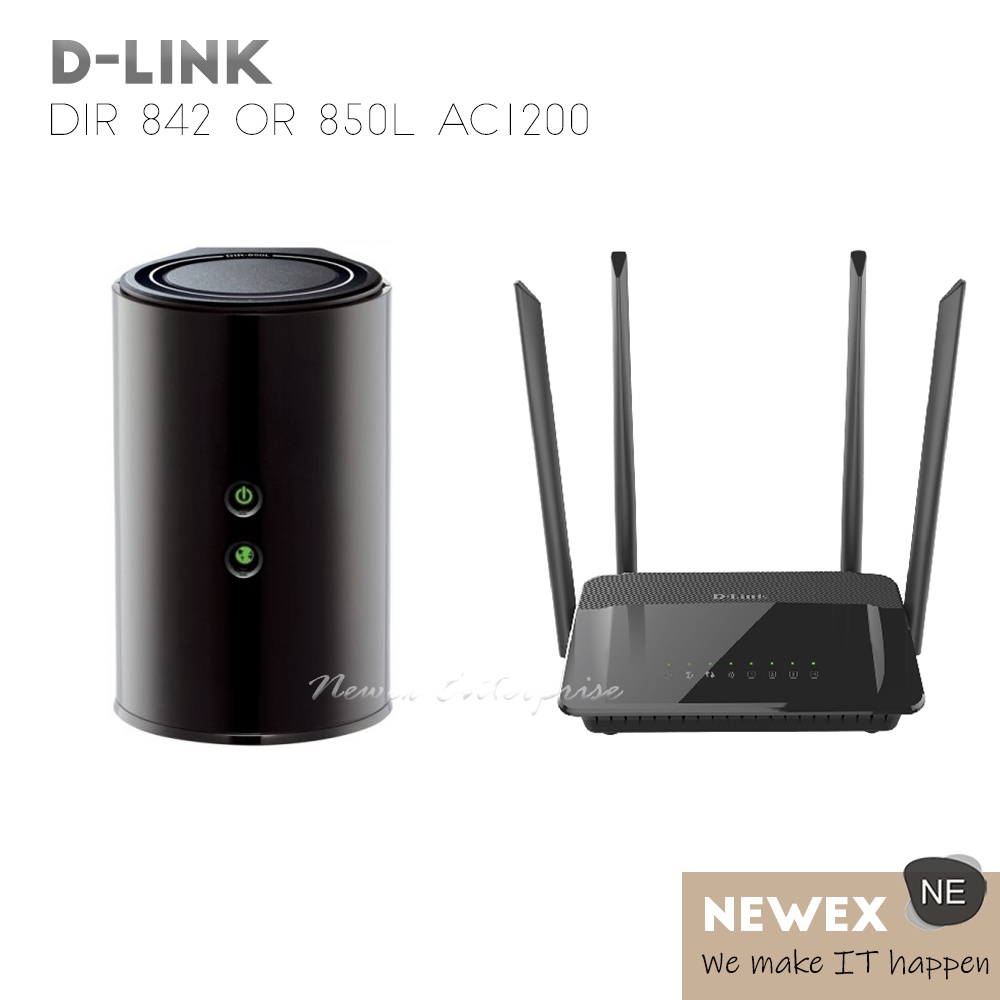 D-Link DIR 842 | 850L Wireless AC1200 Dual Band Gigabit Cloud Router ...