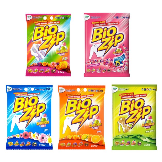 Bio Zip Detergemt Powder | Serbuk Pencuci Baju 2.3kg | Shopee Malaysia