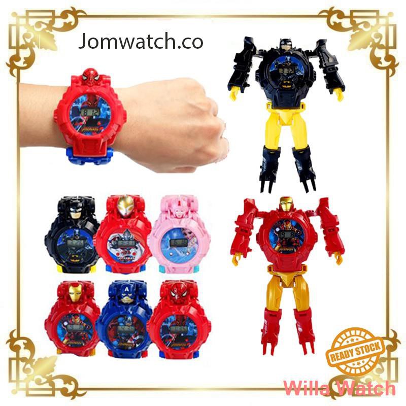 transparent watch ☞[🔥Hottest Watches🔥] Transformation Toy Watch Digital ...