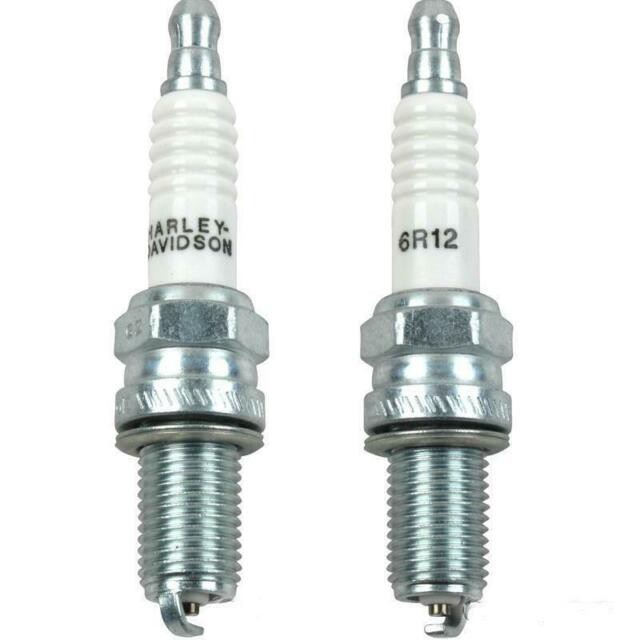 💥Genuine Harley-Davidson Spark Plugs 6R12 (Pcs/Pair/) for Twin Cam Models (Parts Number: 32362 ...