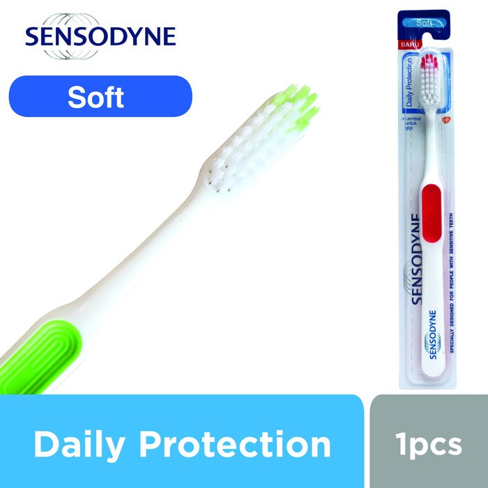 Sensodyne Daily Protection (Soft) Toothbrush 1's (single) / 3's (value ...