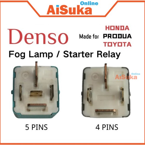 4pin Relay 12v Grey - Perodua Myvi, Alza, Viva, Axia, Bezza, Aruz ...