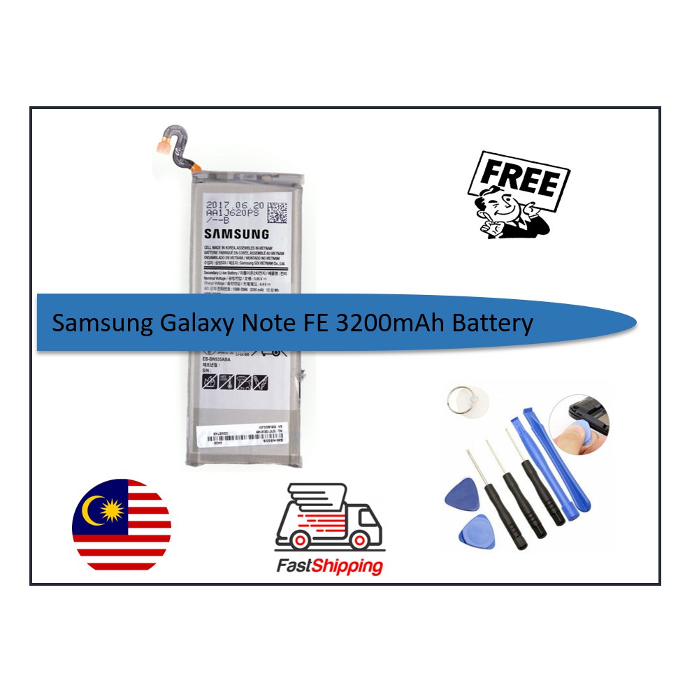 Original Samsung Galaxy Note FE Battery Samsung N935 Battery (3500mAh ...