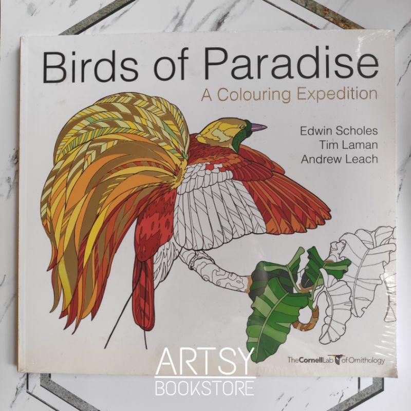 Birds OF PARADISE - Adult Coloring Book IMPORT | Shopee Malaysia