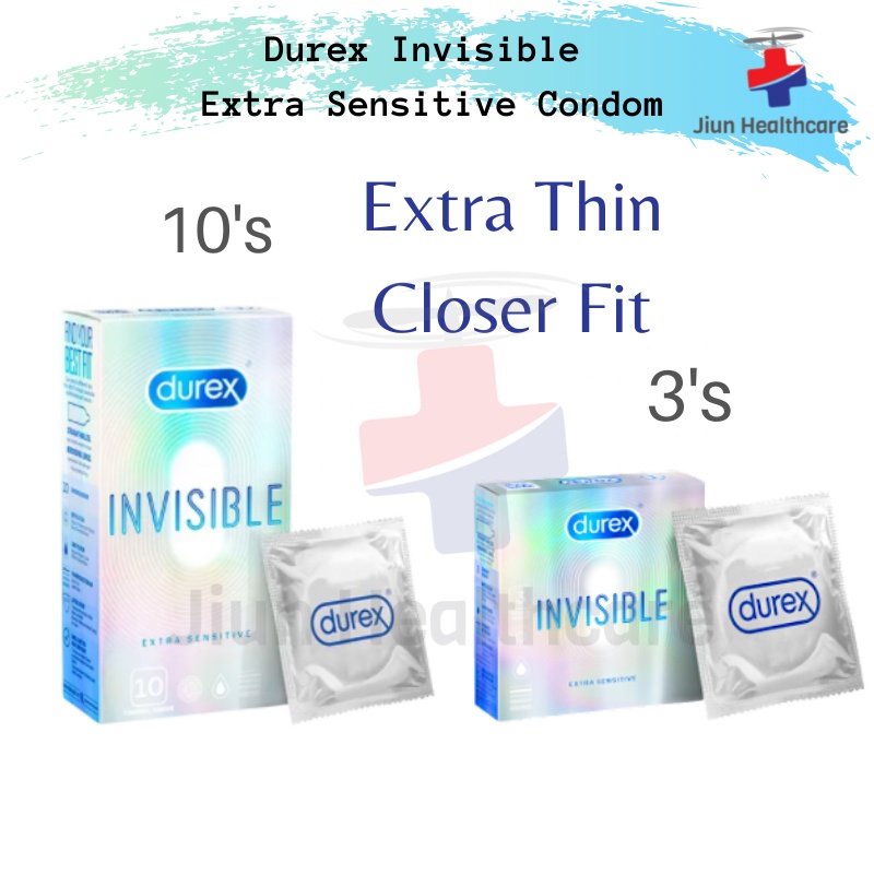 Durex Invisible Extra Sensitive Condoms [3/10's] | Shopee Malaysia