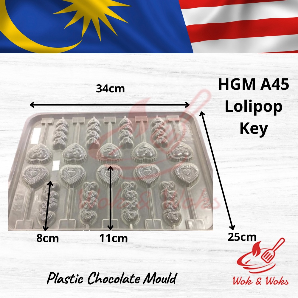 Plastic Chocolate Mould / Acuan Coklat Plastik | Shopee Malaysia