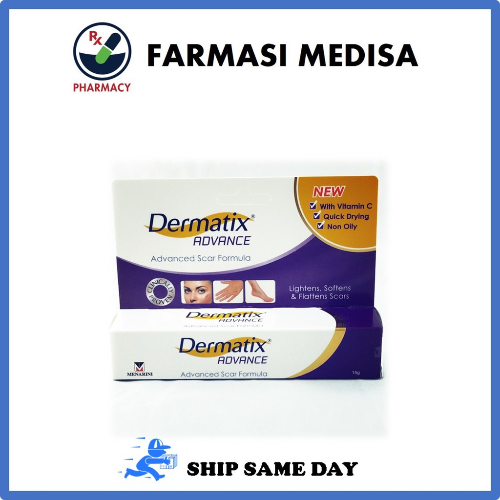 Dermatix Advance Scar Formula Gel Lightens, Softens & Flattens Scars ...