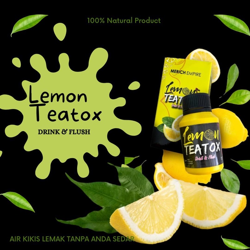 Lemon Teatox Kikis Lemak by Merich Empire | Shopee Malaysia