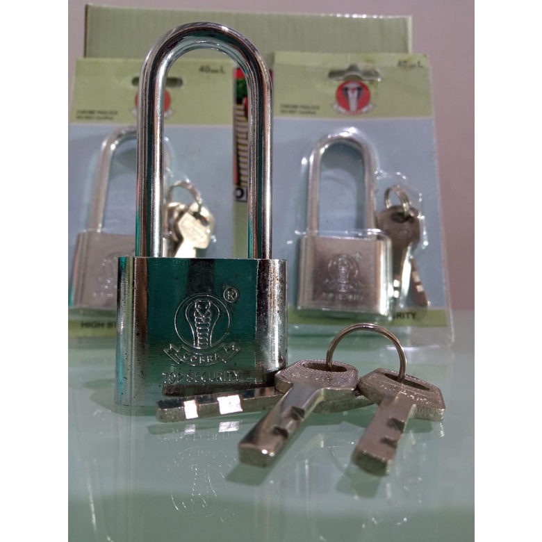 40 MM LONG NECK PADLOCK / FENCE PACKAGE / HOUSE | Shopee Malaysia