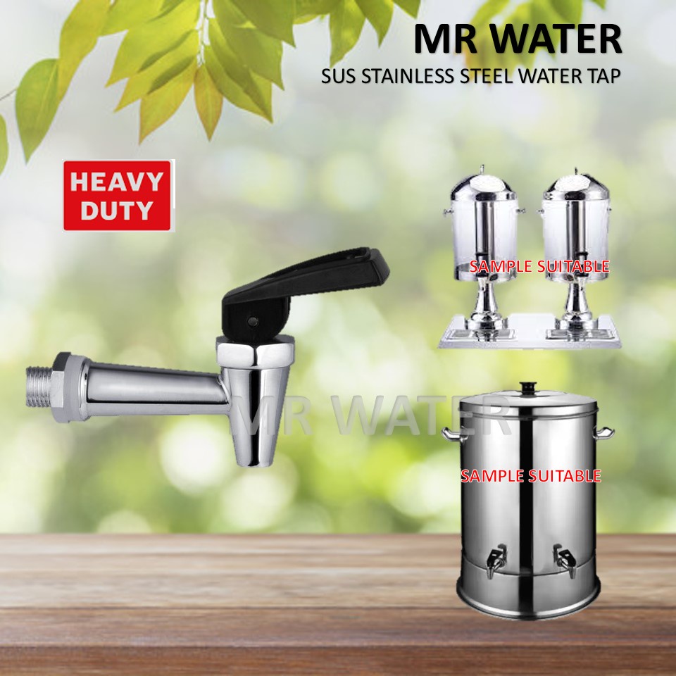 Water Tap Faucet Spigot Juice Water Dispenser Stainless Steel Coffee ...
