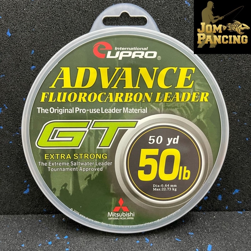 【Jom Pancing】EUPRO ADVANCE GT FC Fluorocarbon Leader,Perambut Mancing ...
