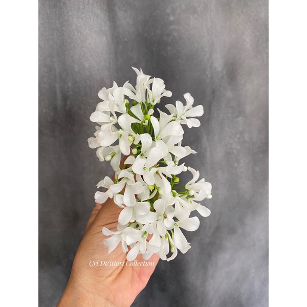 Jasmine Clover Flower Hairdo Bun Crown Headpiece | Shopee Malaysia