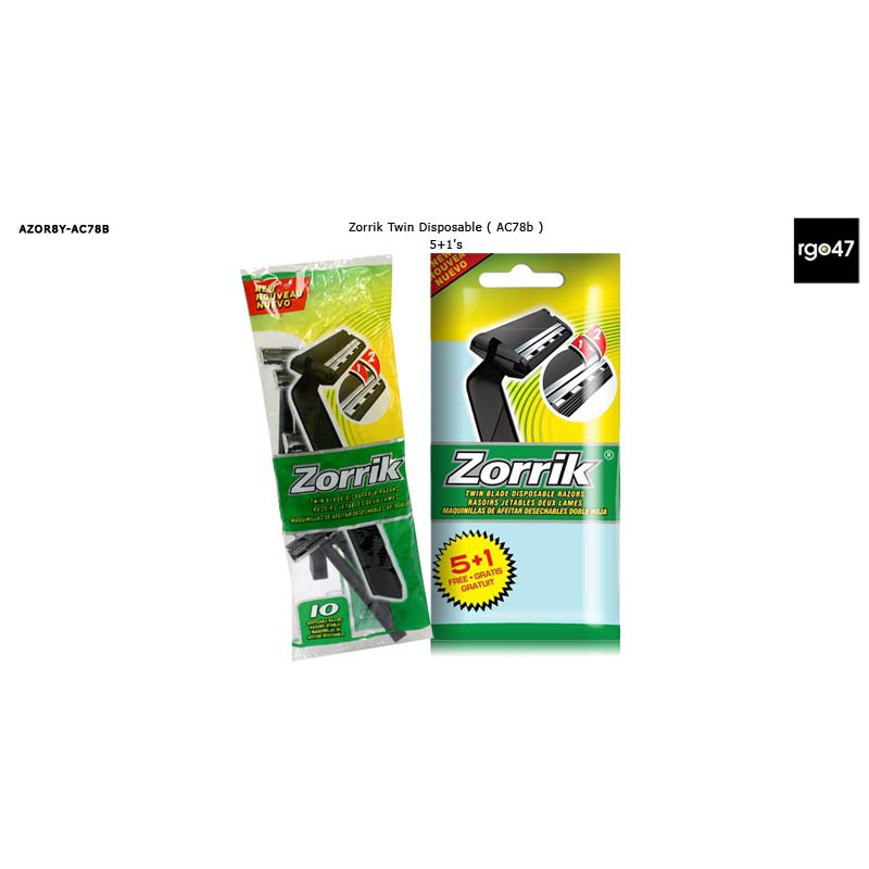Zorrik Twin Blade Disposable | Shopee Malaysia