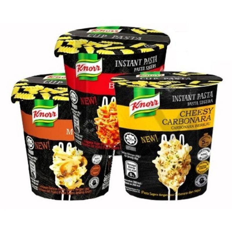 Knorr Instant Cup Pasta 40g | Shopee Malaysia