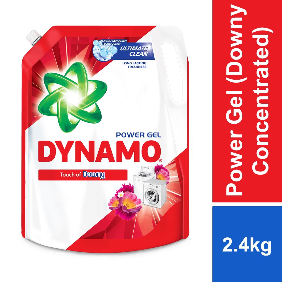Dynamo Power Gel With Touch Of Downy Concentrated Liquid Detergent 2.4 ...