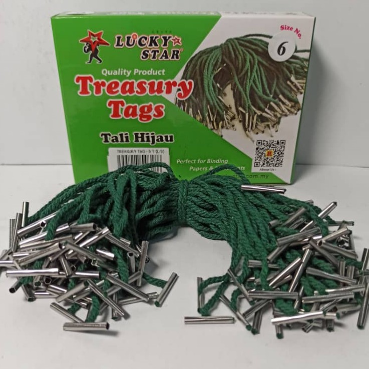 Lucky Star & Aplus Treasury Tag/Tali Hijau (T4,T5,T6,T7,T8,T9,T10,T11 ...