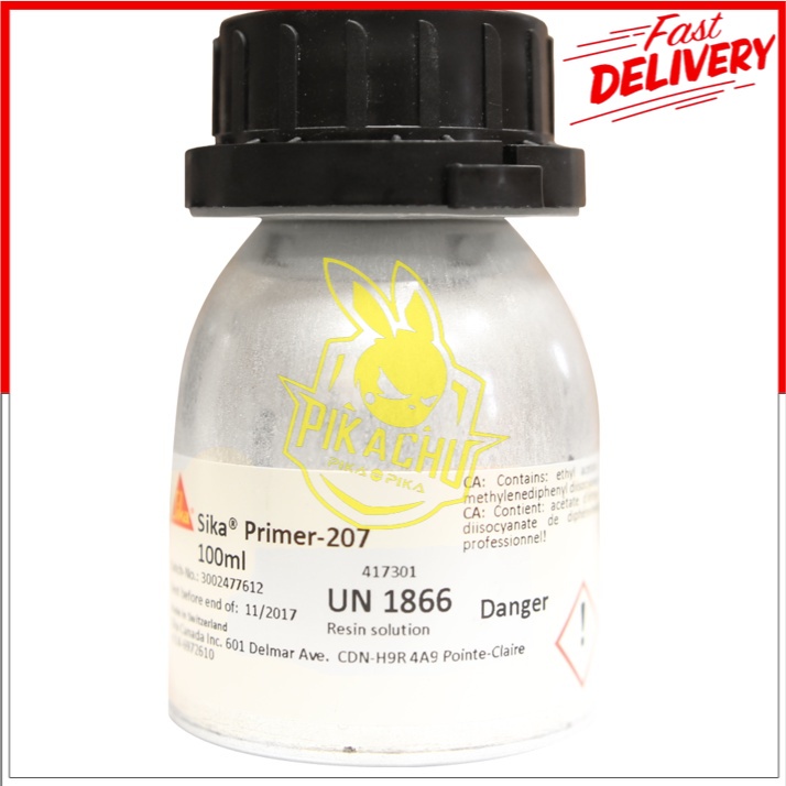 Original Sika Primer 207 UN1866 Resin Solution (100ml) Sika primer 207 ...