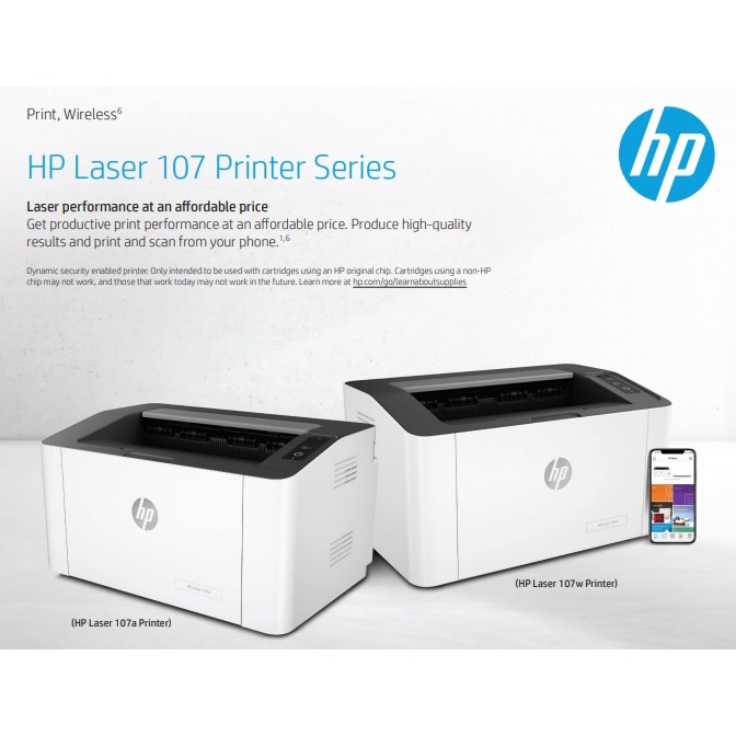 HP Laser 107w Printer (4ZB78A) | Shopee Malaysia