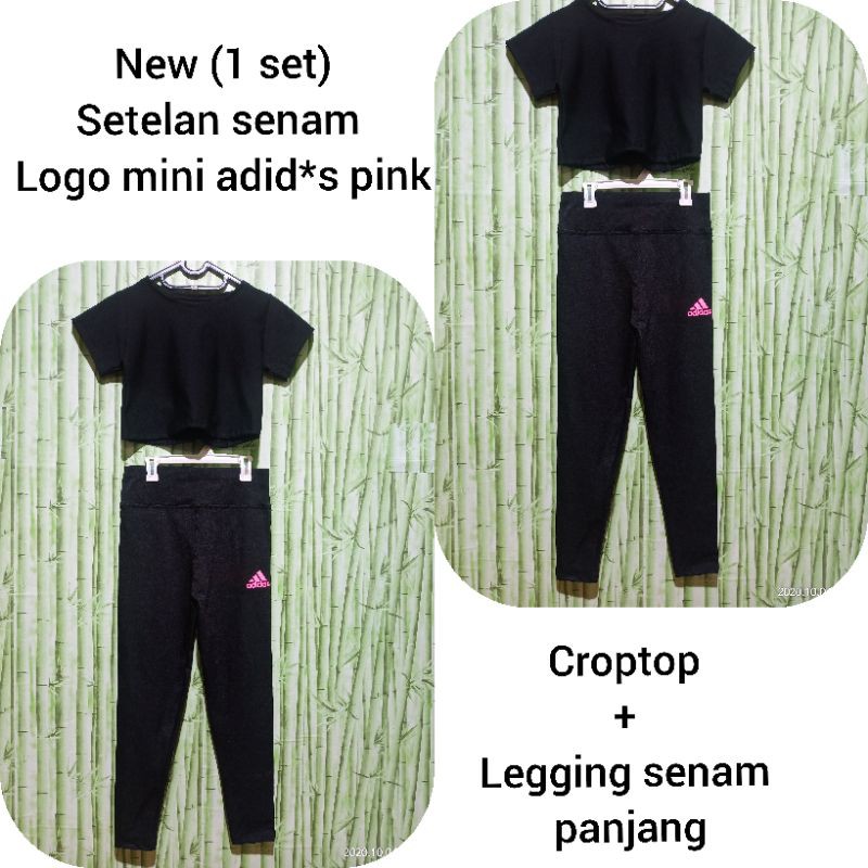 New (1Set) SPANDEX PINK mini Logo Gymnastics Suit | Shopee Malaysia