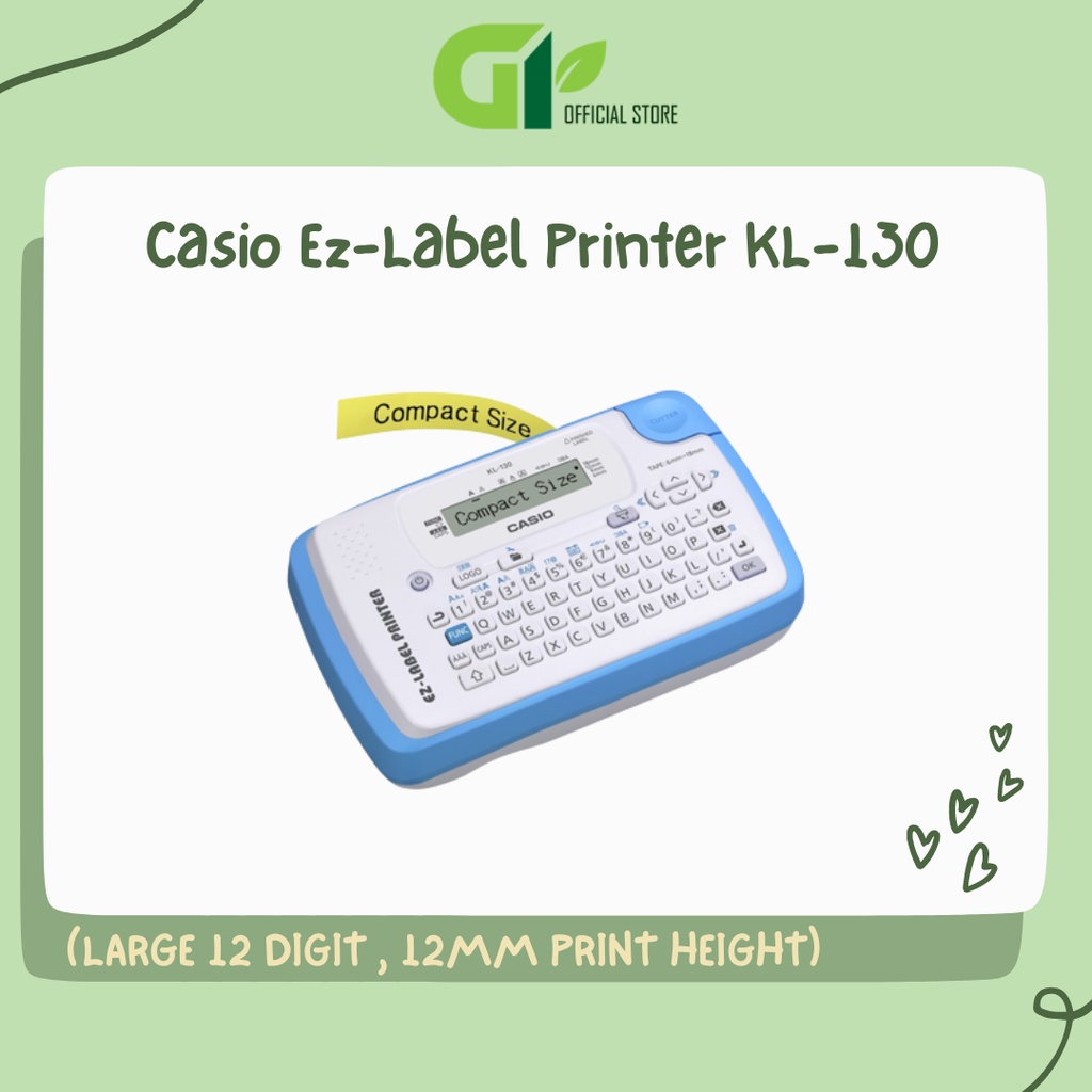 [GY Office] Casio Ez-Label Printer KL-130 | Shopee Malaysia