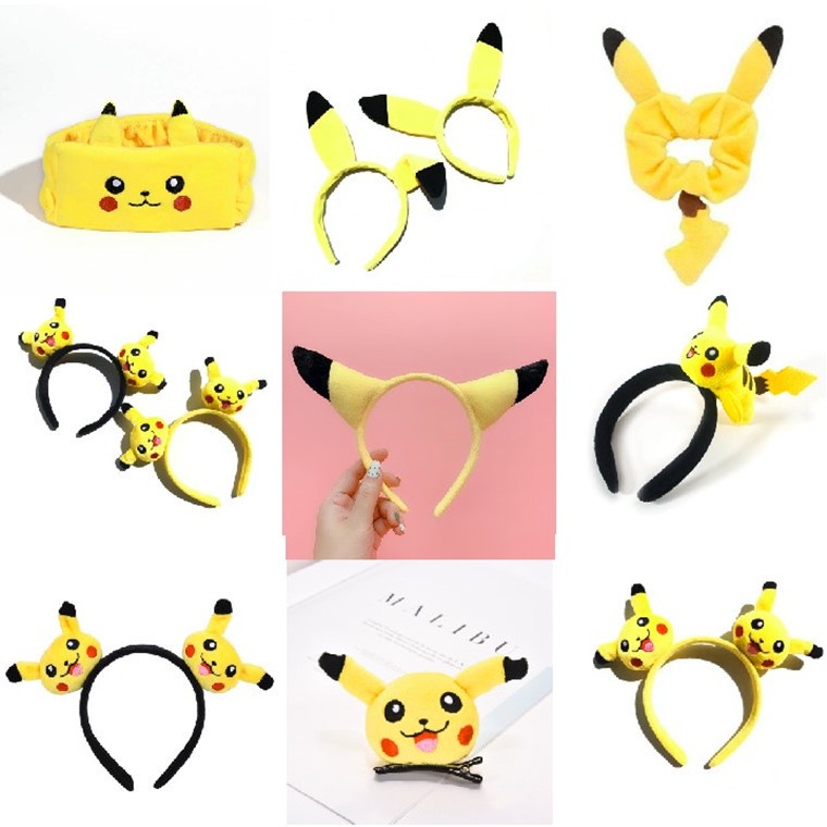 Pokemon Detective Pikachu Headband Headdress Headwear Kids Hairband ...