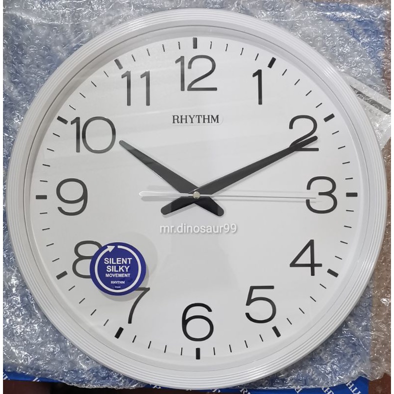Ready Stock Authentic Rhythm Wall Clock Silent Silky Movement. Jam ...