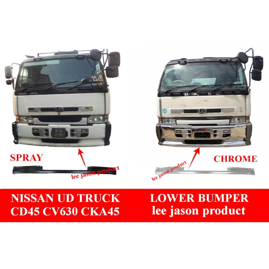 J125S01 NISSAN UD TRUCK CD45 CV630 CKA45 LOWER BUMPER CHROME OR CHROME ...