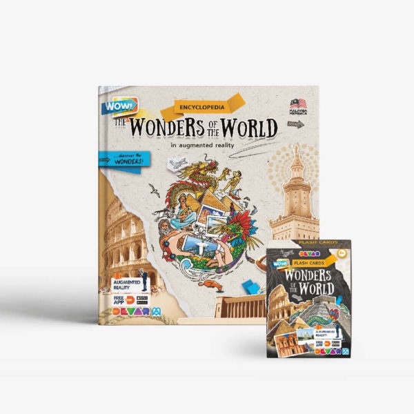 (Kombo Set Buku & Kad) Devar 4D Wow Wonders Of The World Book & Flash ...