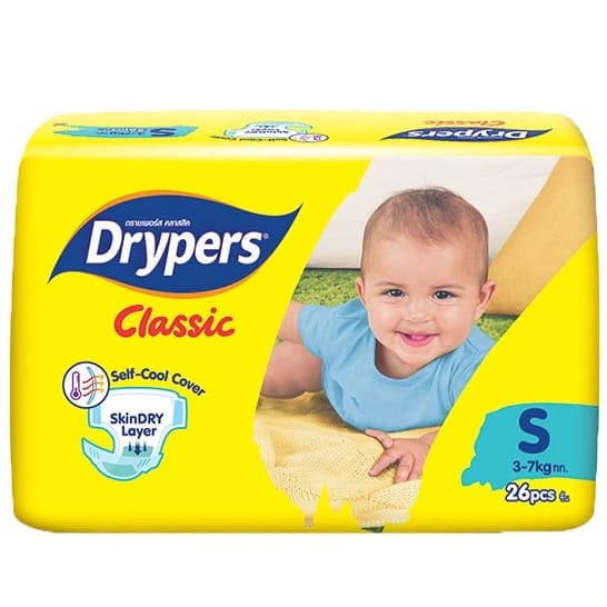 DRYPERS CLASSIC / BABY DIAPERS (SMALL PACK) | Shopee Malaysia