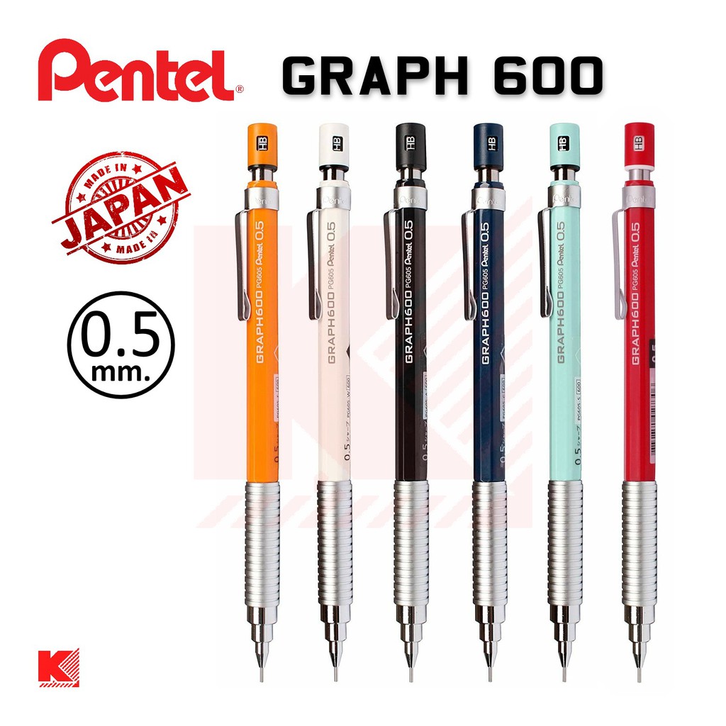 Pentel Graph 600 Mechanical Pencil 0.5 Mm. | Shopee Malaysia