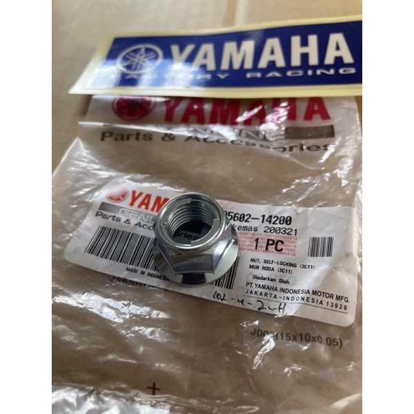 💯 Original Yamaha Indonesia Nut Tayar Belakang Yamaha Y15zr V1 V2 (1pcs ...