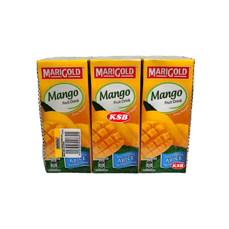 【250ml x 6 pkt】Marigold Soya/Laici/Bunga/Ice Lemon Tea/Mixed Longan Red ...