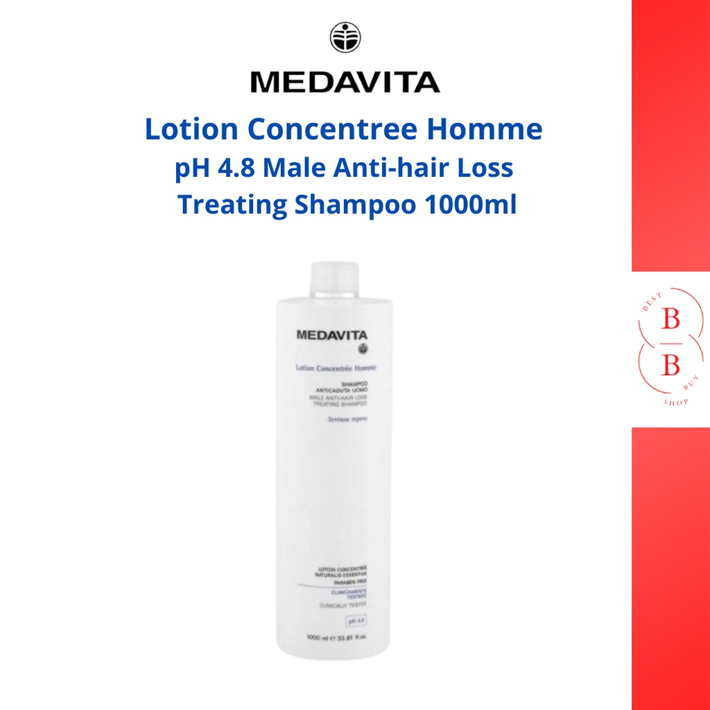 Medavita Lotion Concentree Homme pH 4.8 Male Anti-hair Loss Treating ...