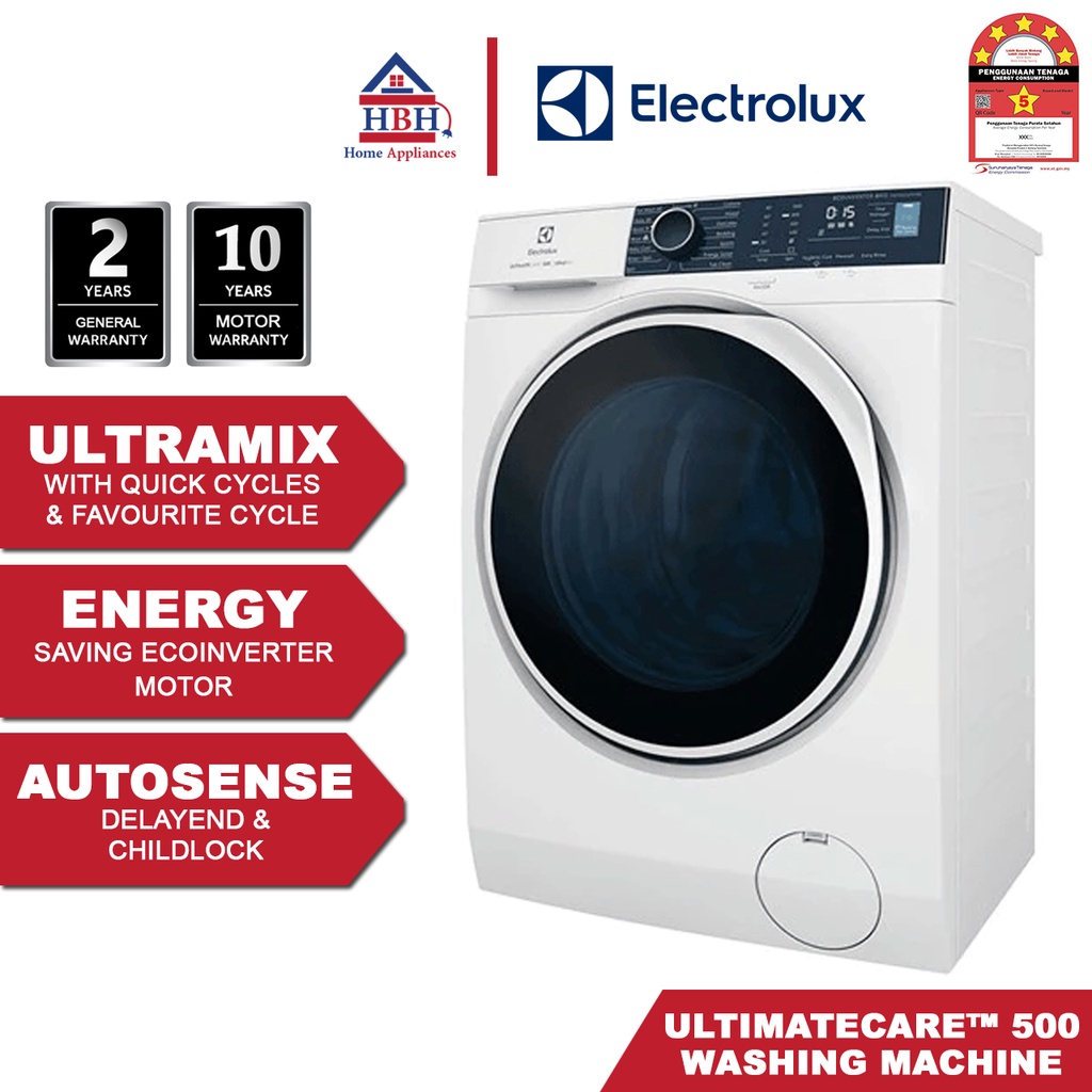 Electrolux EWF8024P5WB EWF9024P5WB EWF1024P5WB 8kg 9kg 10kg ...