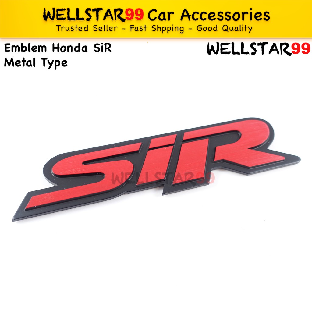 Honda SiR Civic EK EG EJ Sport Emblem Logo Sticker | Shopee Malaysia